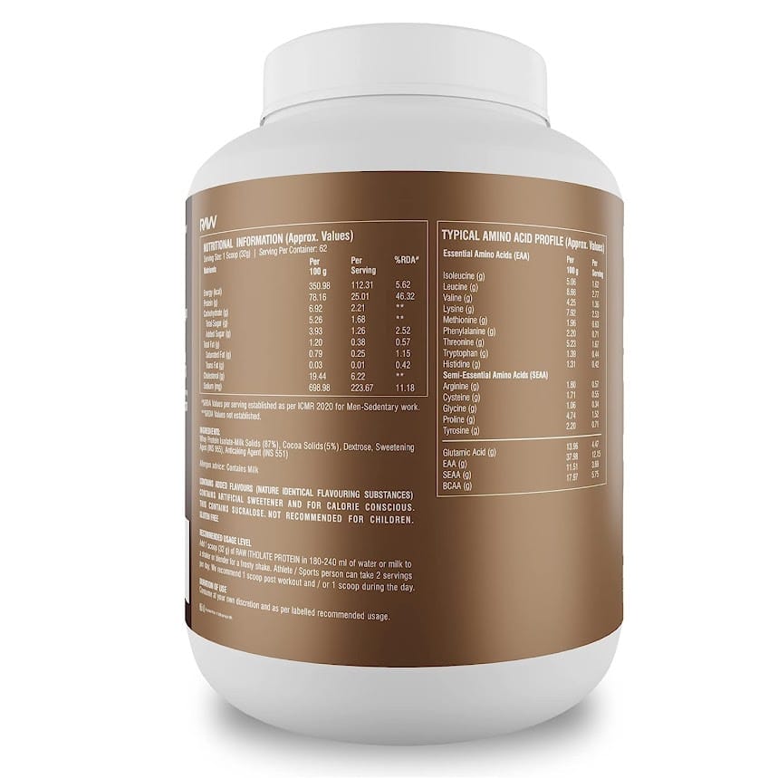HEALTHFARM RAW CBUM Itholate Whey Protein Powder | Naturally Flavored ...