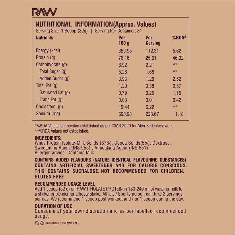 RAW CBUM Itholate Whey Protein Powder | Naturally Flavored Protein Whey ...