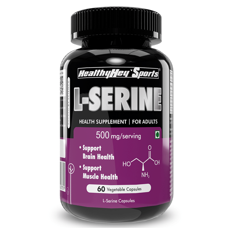 HealthyHey Sports L-Serine 60 vegetable capsules