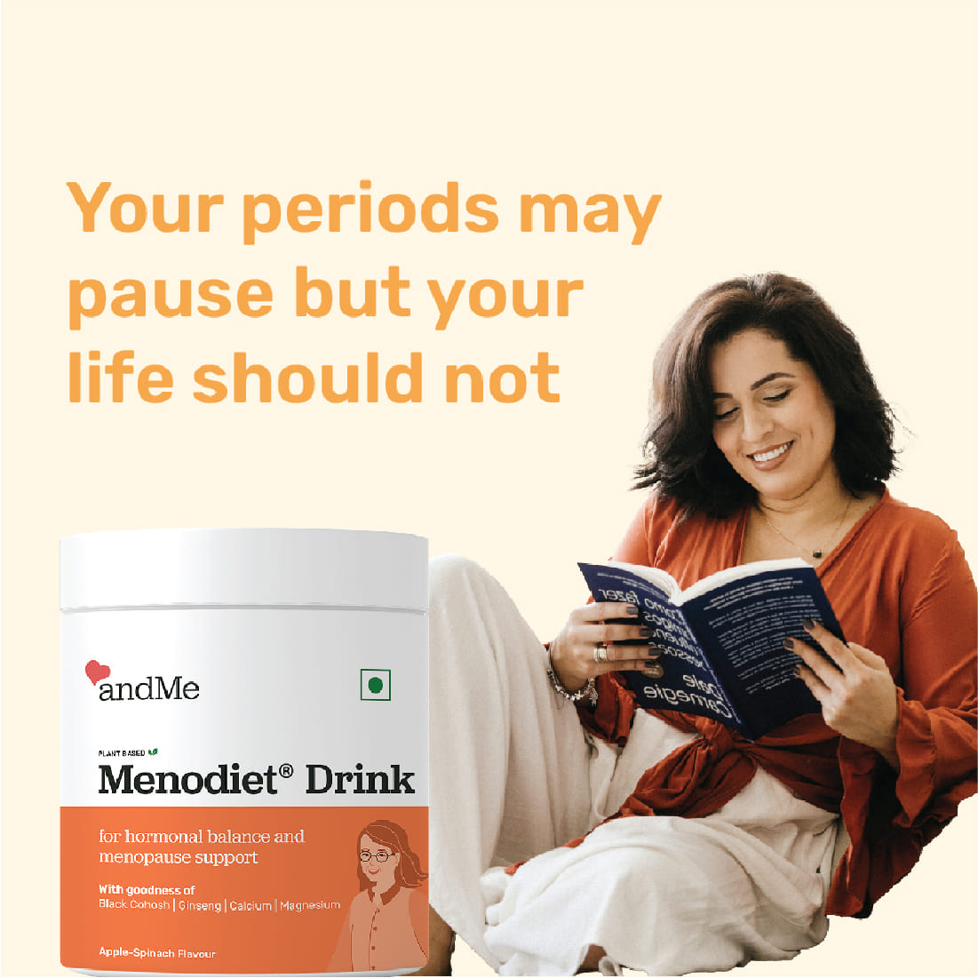 andMe MenoDiet Plant based Menopause Relief Drink - 250 gm