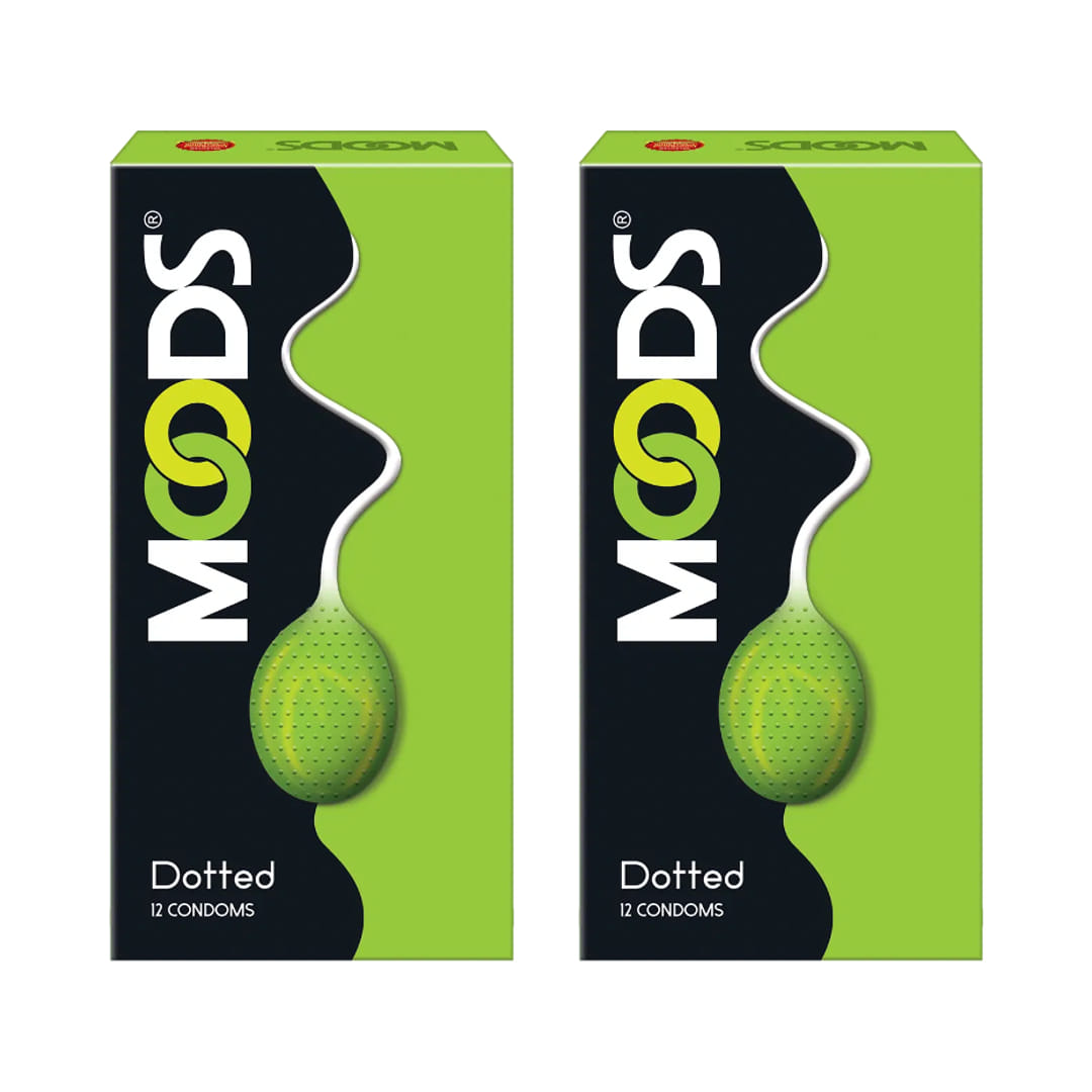 MOODS Dotted 12s Condoms - Pack of 2