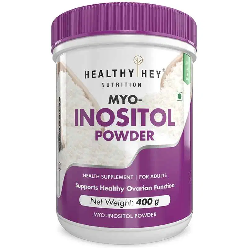 HealthyHey Nutrition 100% Pure Myo Inositol Powder 400gm