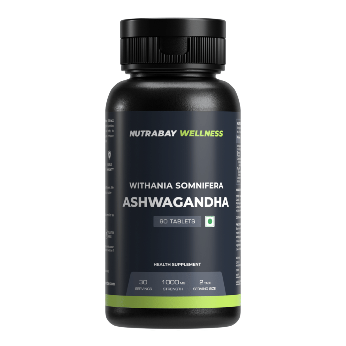 Nutrabay Wellness Ashwagandha Extract Tablet (Withania Somnifera ...