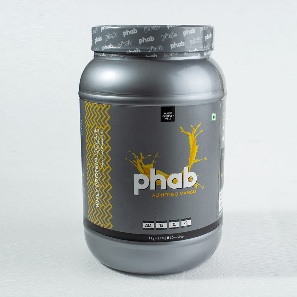 Phab 100% Whey Protein Powder with Immunity Booster & Digezyme –1 Kg ...