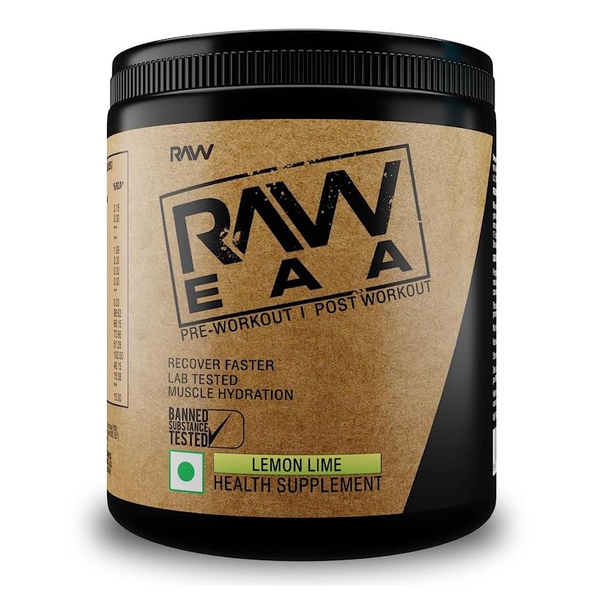 RAW EAA Essential Amino Acids Powder Supplement | Maximize Protein Synthesis, Build Lean Muscle ...
