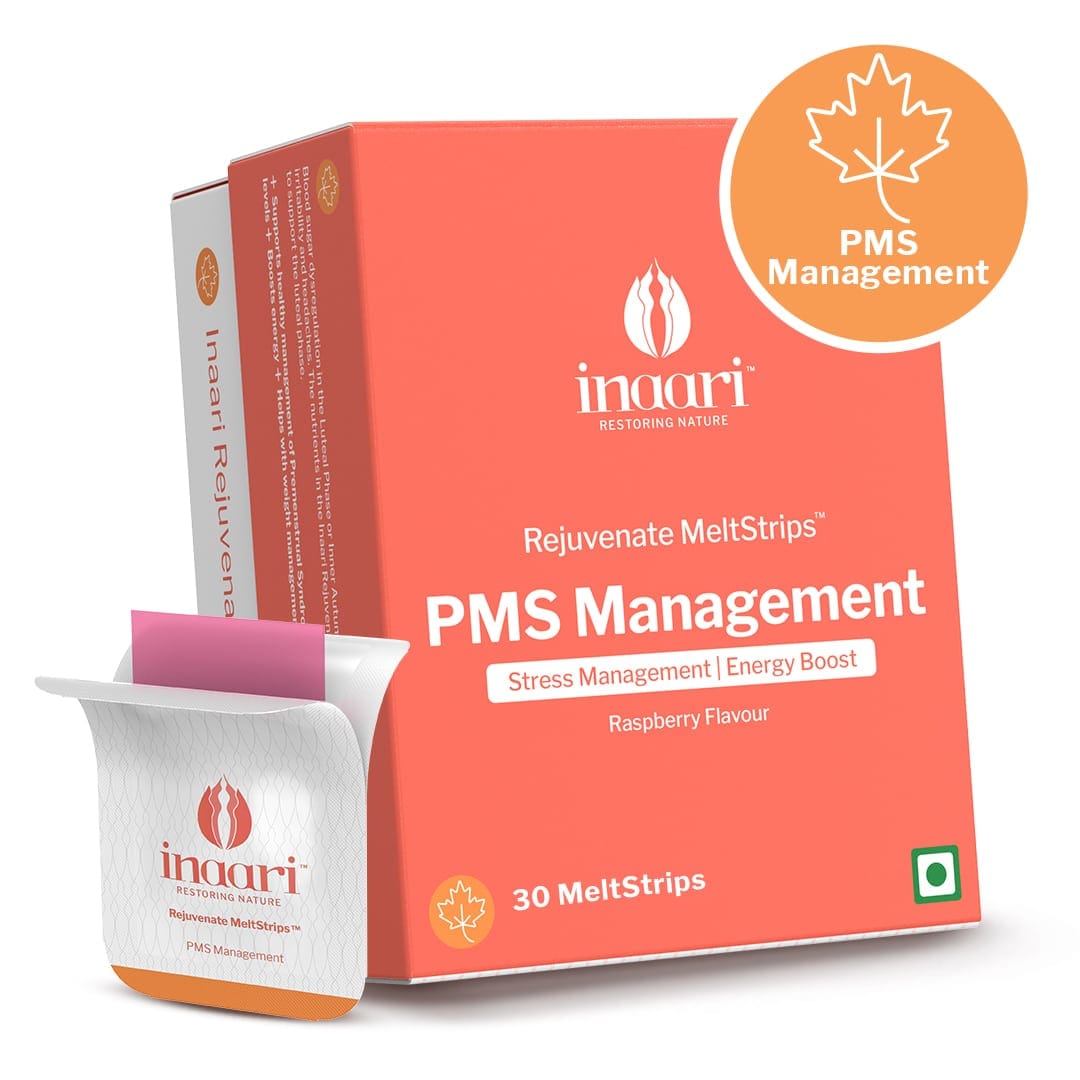 Inaari Rejuvenate PMS Care MeltStrips Helps Manage Stress, Mood Swings ...