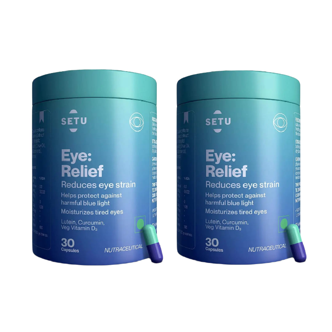 Setu Eye: Relief, Eye Vitamin Formula w/20mg Lutein, 4mg Zeaxanthin ...