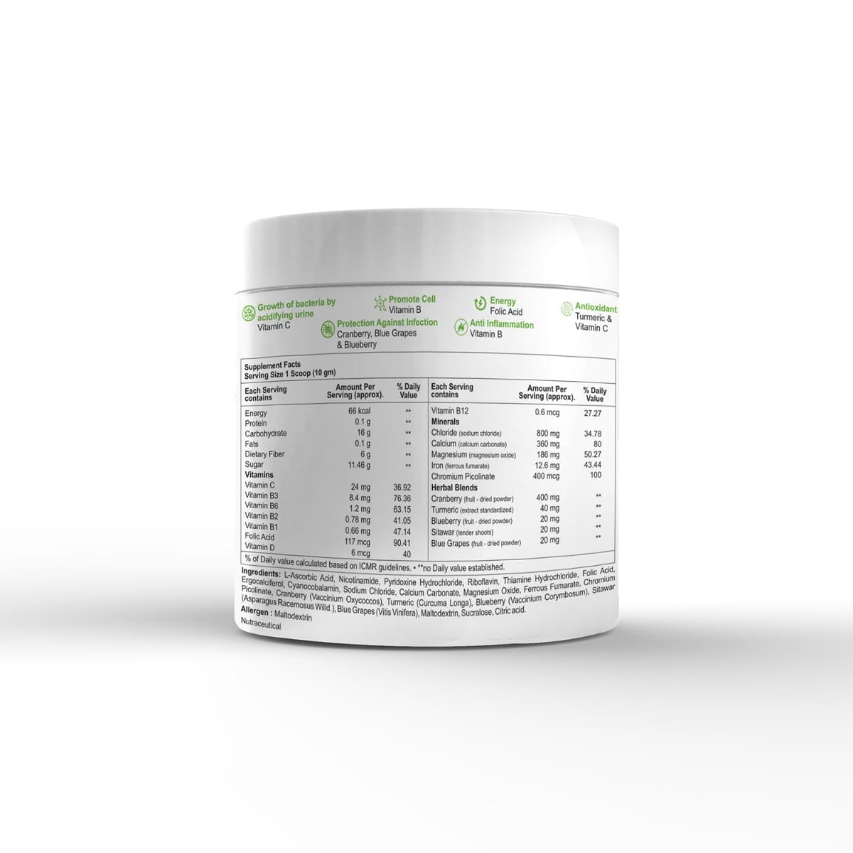 SheNeed Plant Based UTI Relief Drink For Women with Cranberry ...