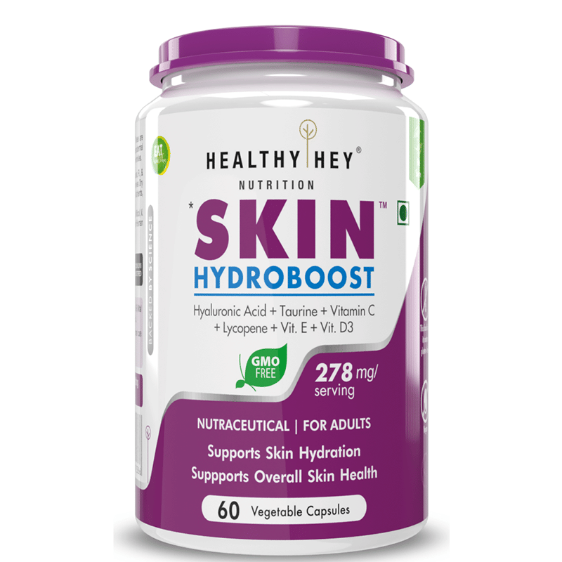 HealthyHey Nutrition Skin Hydroboost 60 Vegetable Capsules