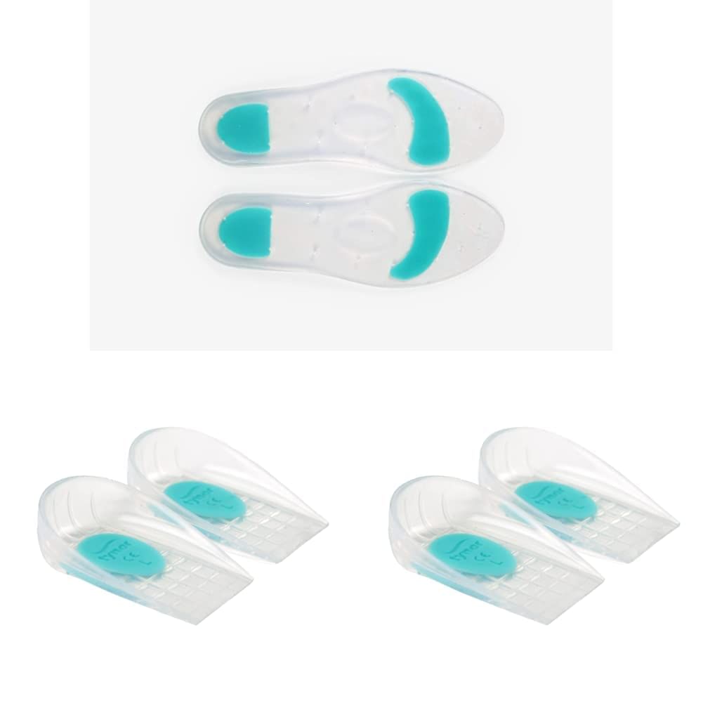 Tynor Insole Full Silicone, White, Large, Pack of 2