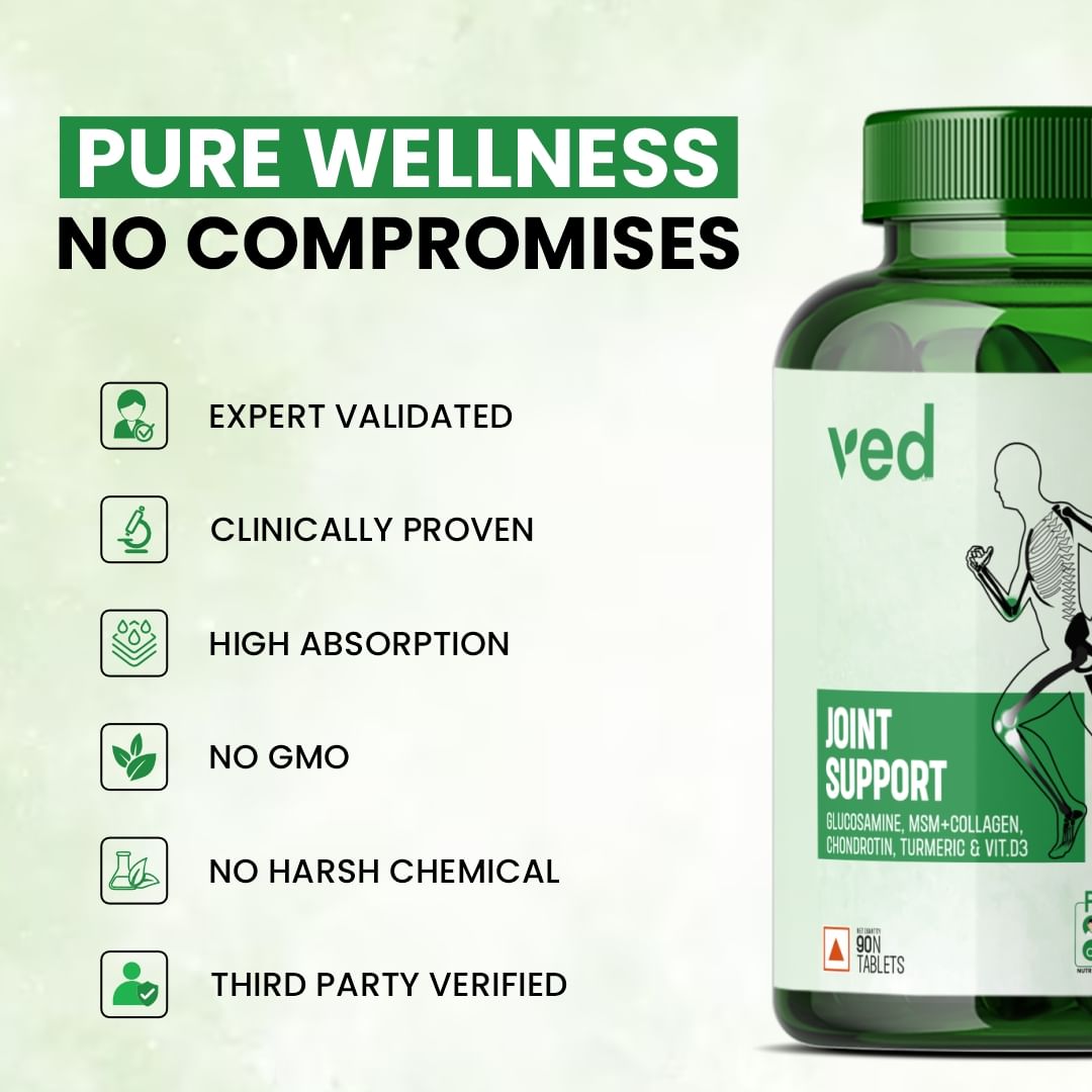 VEDayu Glucosamine 2100mg, Methyl Sulfonyl Methane 1050mg & Chondroitin ...