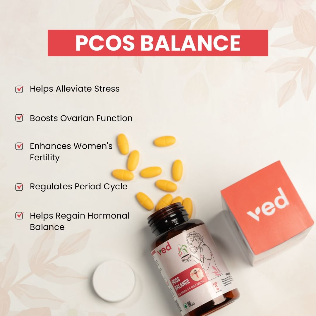 VEDayu PCOS Supplement - 40:1 Ratio 2000mg Myo-Inositol to 50mg D-Chiro ...