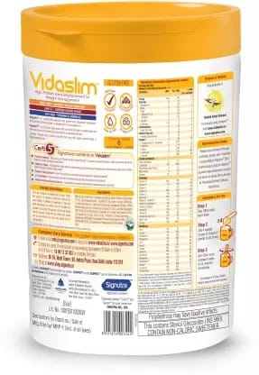 Vidaslim High Protein Meal Replacement for Weight Management- Jar ...
