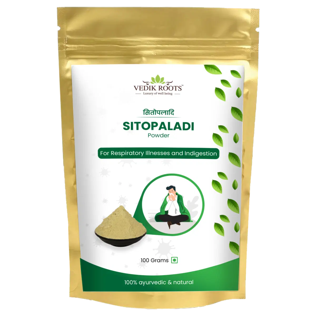 Vedikroots Pure Sitopaladi Powder – Say Goodbye To Your Dry Cough And ...