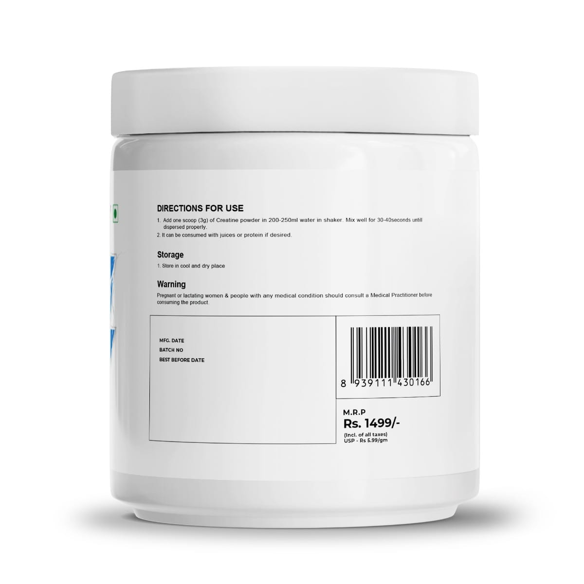 Wellcore Micronised Creatine Monohydrate 100% Pure Creatine ...