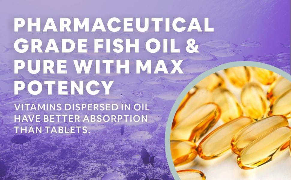 Carbamide Forte Fish Oil 2500mg (Omega 3 1500mg; 900 mg EPA & 600mg DHA ...