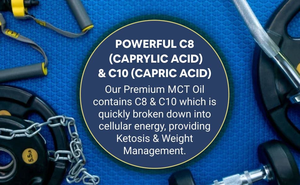 Carbamide Forte Pure MCT Oil C8 From USA 500ml| 100% Coconut Source ...