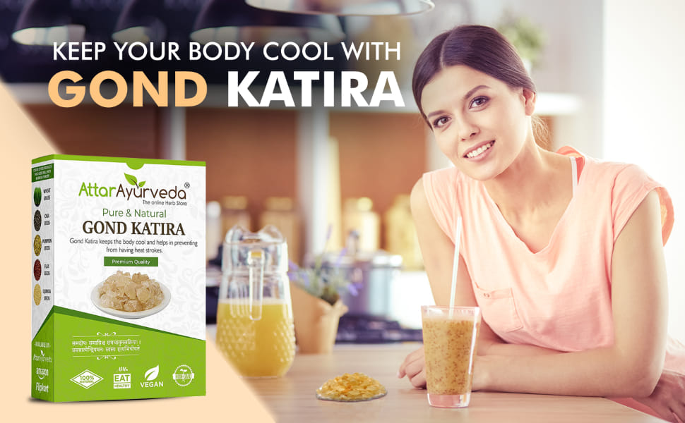 Attar Ayurveda Gond Katira Pure (Edible Gum) - 200 grams | Tragacanth ...