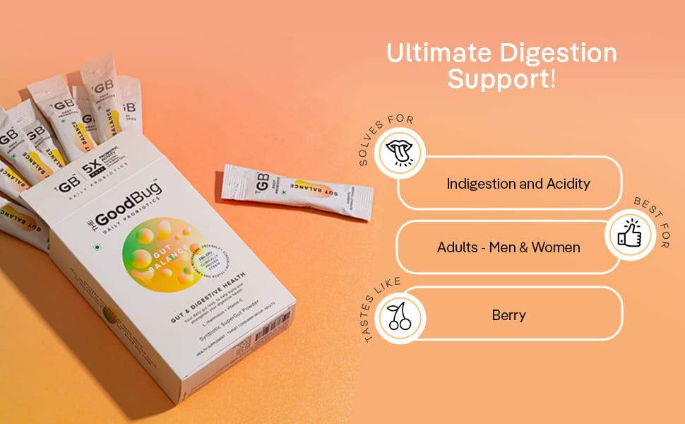 The Good Bug Gut Balance SuperGut Stick for Healthy Digestion | Pre ...