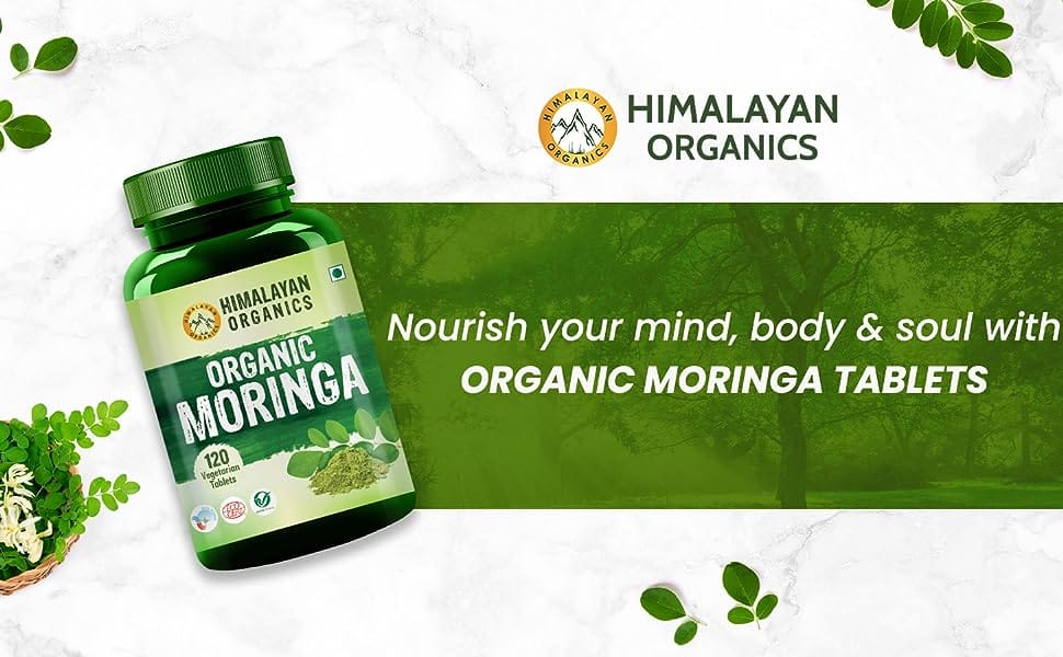 Himalayan Organics Organic Moringa/Drumstick Leaf Powder Tablets ...