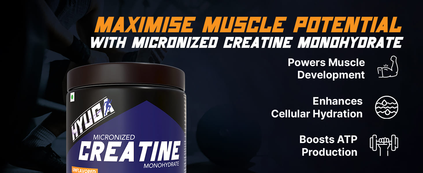 Hyuga Micronized Creatine Monohydrate 250g | 83 Servings | Unflavored ...