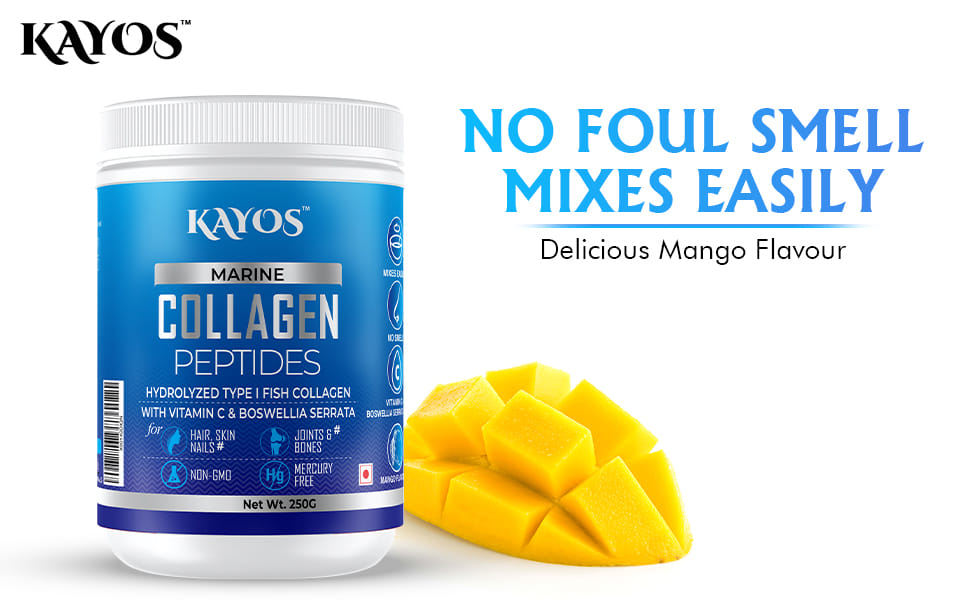 Kayos Marine Collagen Peptides – Mercury Free Hydrolyzed Type 1 Fish ...