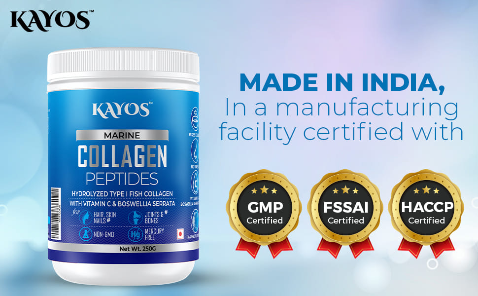 Kayos Marine Collagen Peptides – Mercury Free Hydrolyzed Type 1 Fish ...