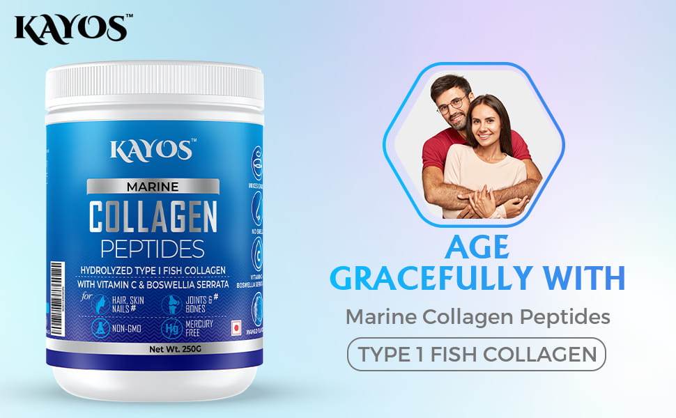 Kayos Marine Collagen Peptides – Mercury Free Hydrolyzed Type 1 Fish ...