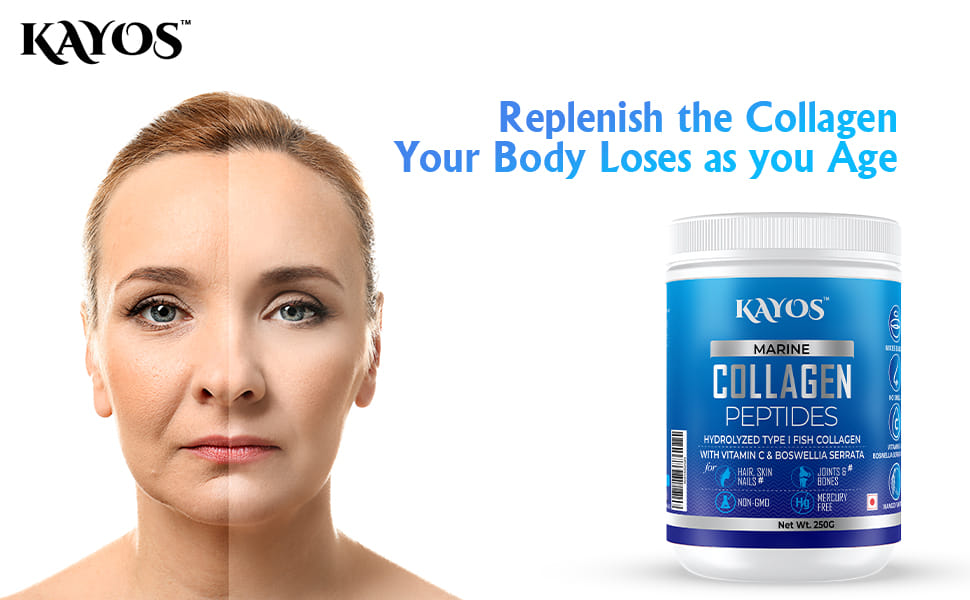 Kayos Marine Collagen Peptides – Mercury Free Hydrolyzed Type 1 Fish ...