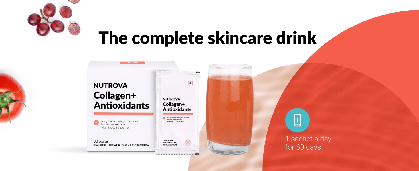 Nutrova Collagen Antioxidants 360g | 30 Sachets | 12g Per Sachets ...
