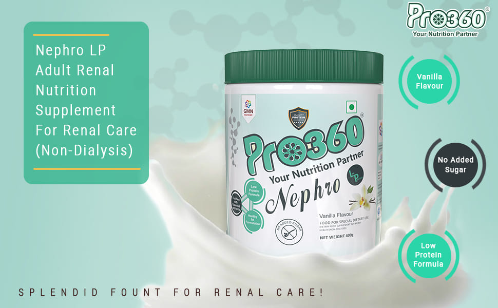 Pro360 Nephro LP Non-Dialysis Care Nutritional Supplement Powder - Low ...