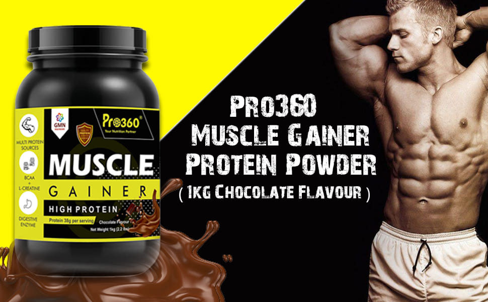 Pro360 Muscle Gainer Protein Powder - Special Formula for Muscle Gain ...