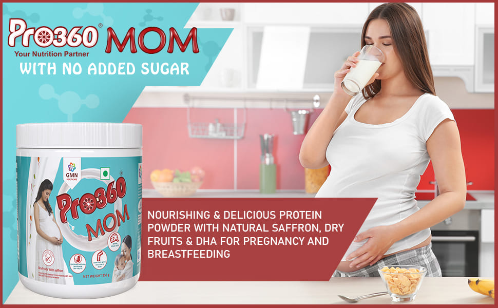 Pro360 MOM Protein Powder Nutritional Supplement for Pregnant and ...