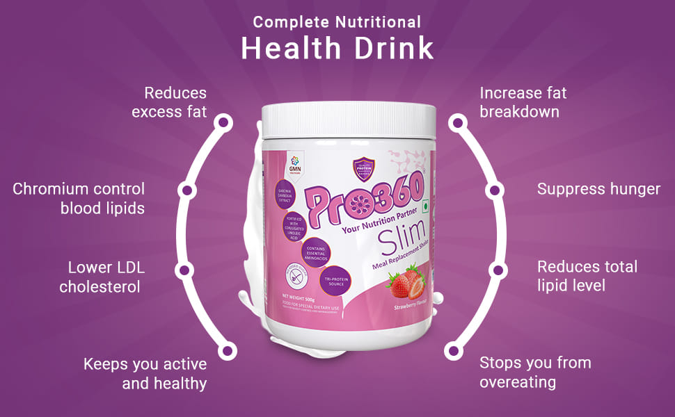 Pro360 Slim Weight Management Meal Replacement Protein Shake ...