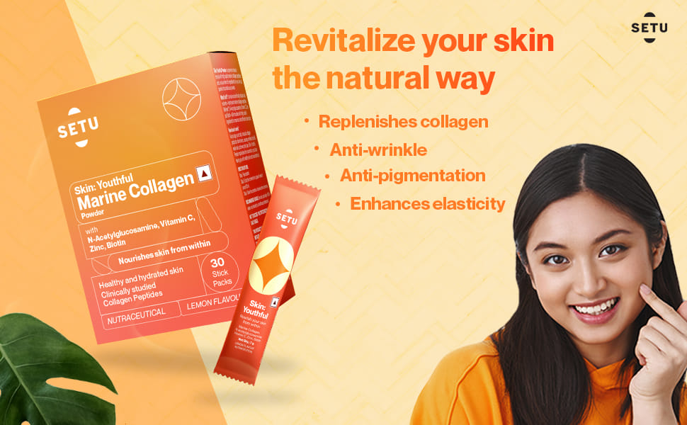 Setu Skin: Youthful Marine Collagen Powder (210g) | Collagen ...
