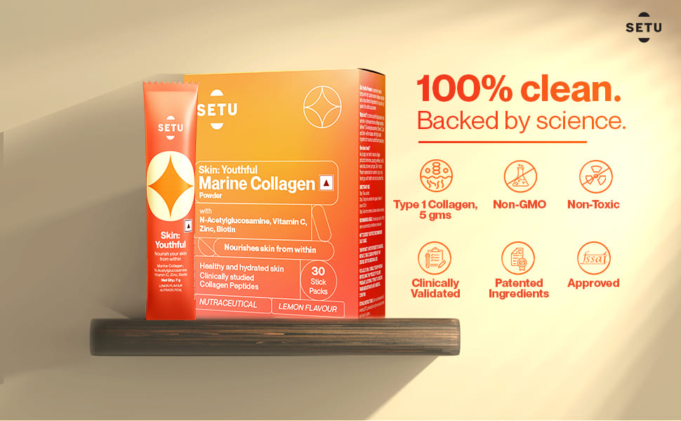 Setu Skin: Youthful Marine Collagen Powder (210g) | Collagen ...