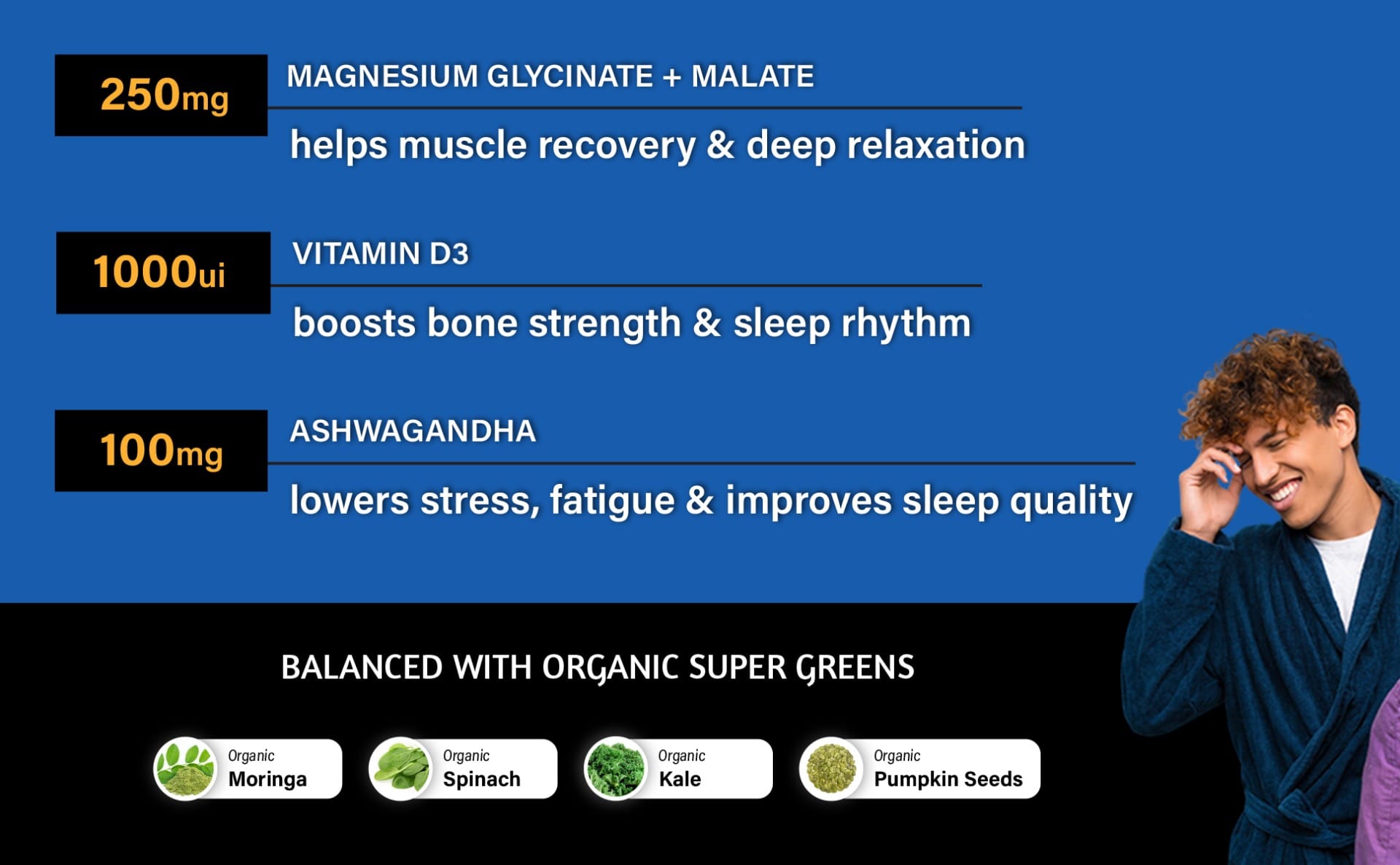 Sukham Magnesium Glycinate + Malate Capsules | 60 caps - 30 days | High ...