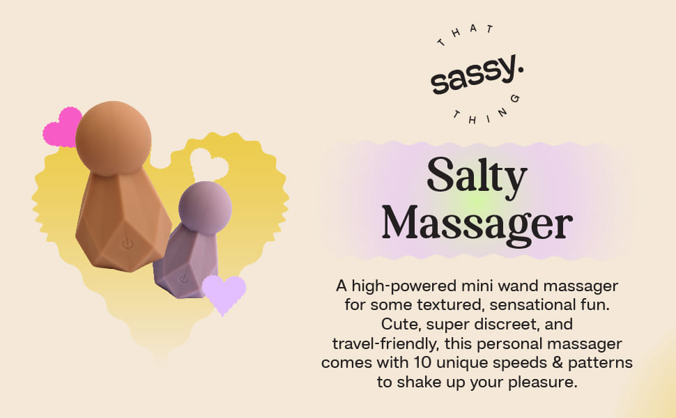 That Sassy Thing Salty Personal Massager - Pastel