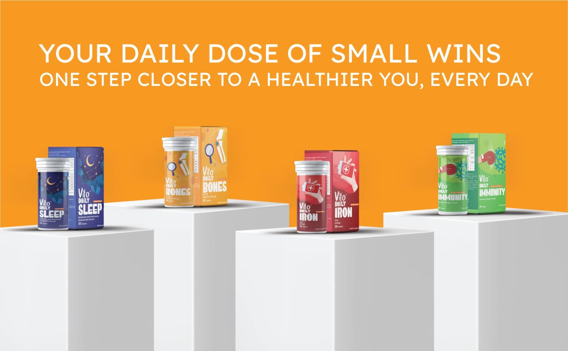 Vito Daily Bones - Vitamin D3 + K2 Flavoured Mints for Strong Bones ...
